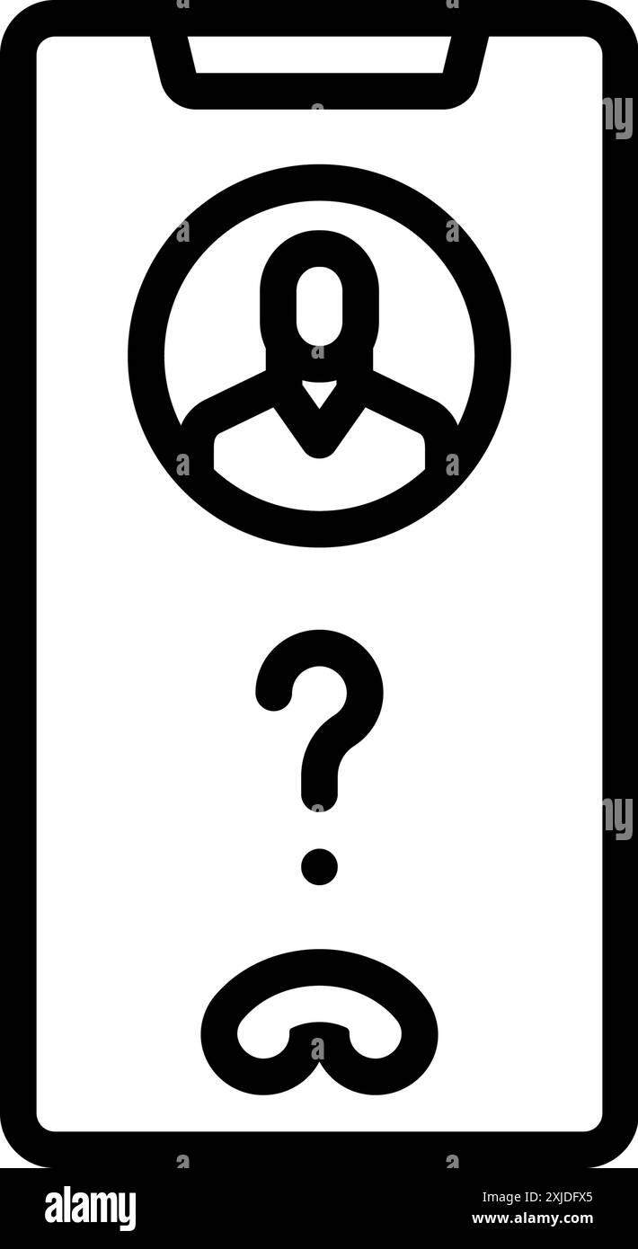 Phone unknown number Stock Vector Images - Alamy