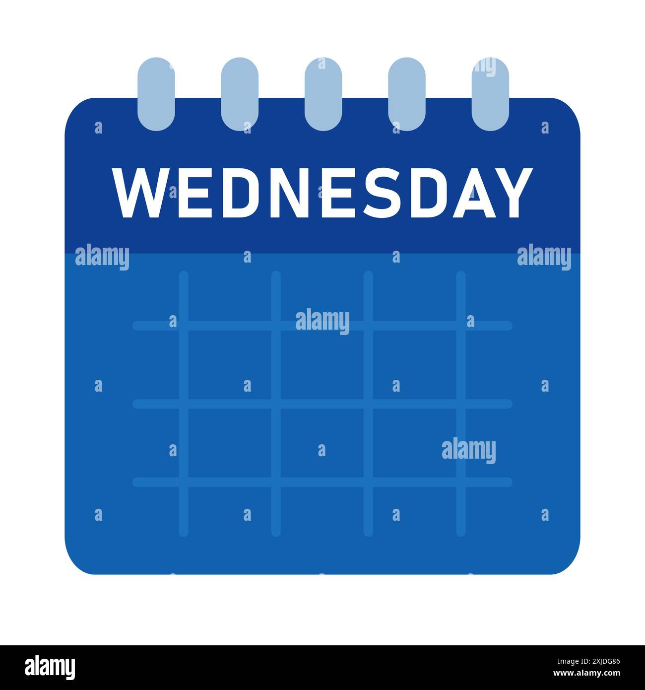 Wednesday flat icon hi-res stock photography and images - Alamy