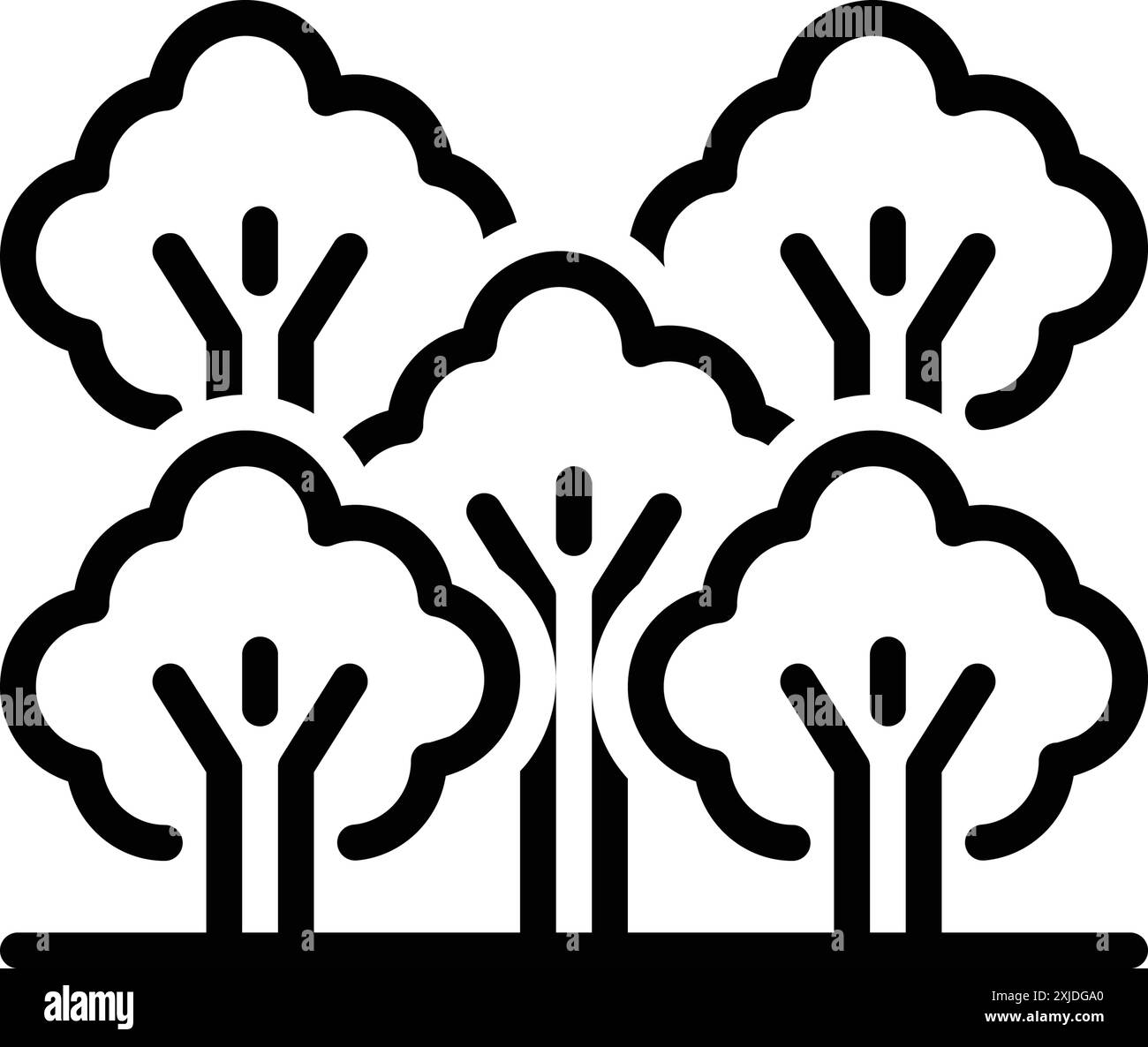 Copse park Stock Vector Images - Alamy