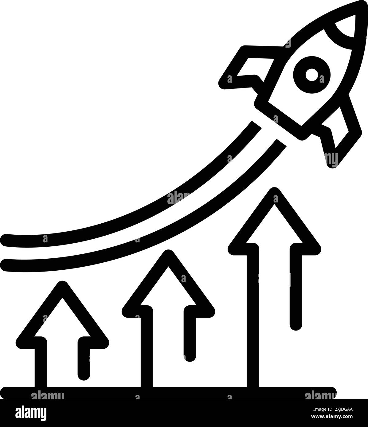 Icon for rise, increases Stock Vector Image & Art - Alamy