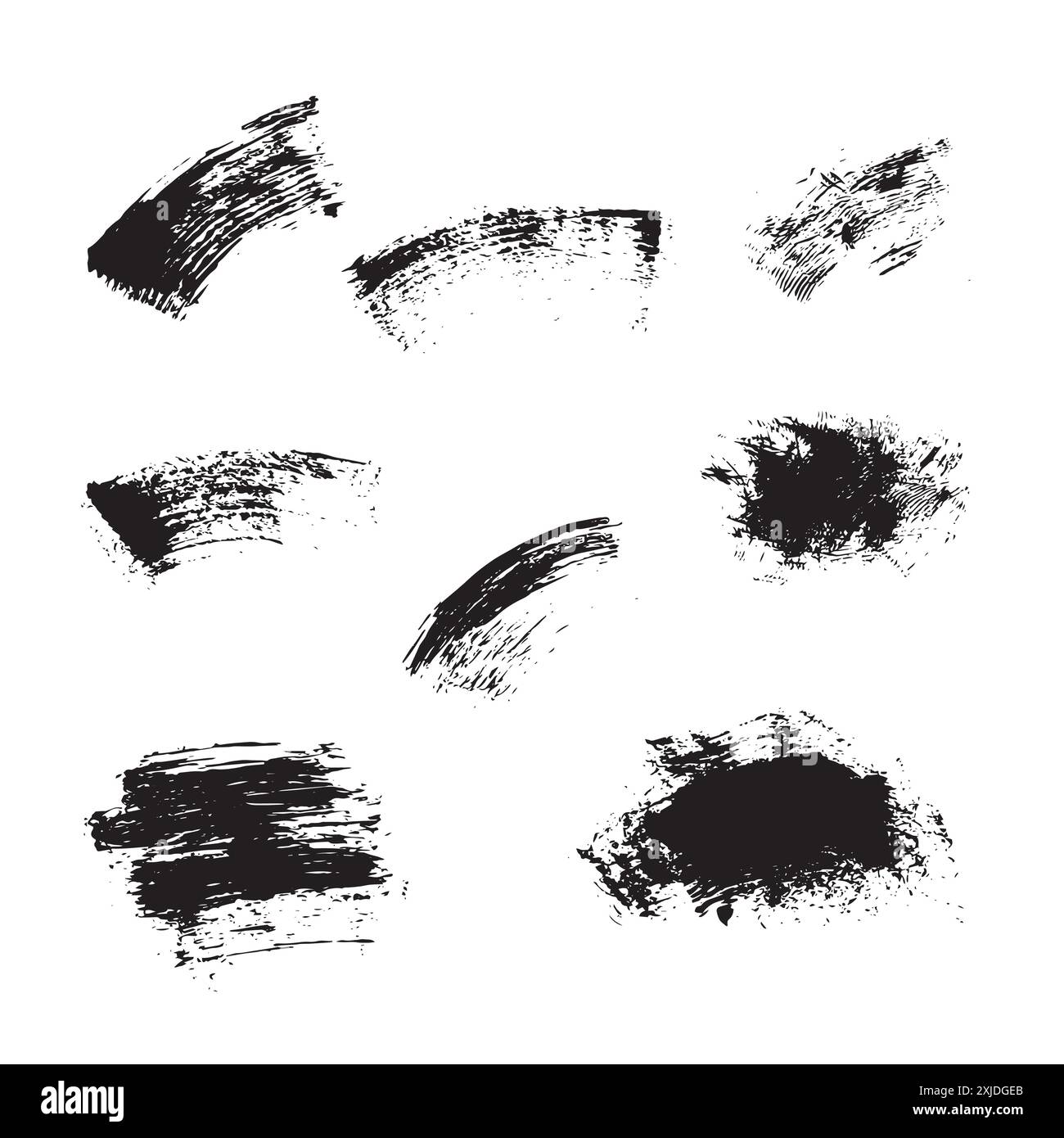 Black ink strokes background Stock Vector Images - Alamy