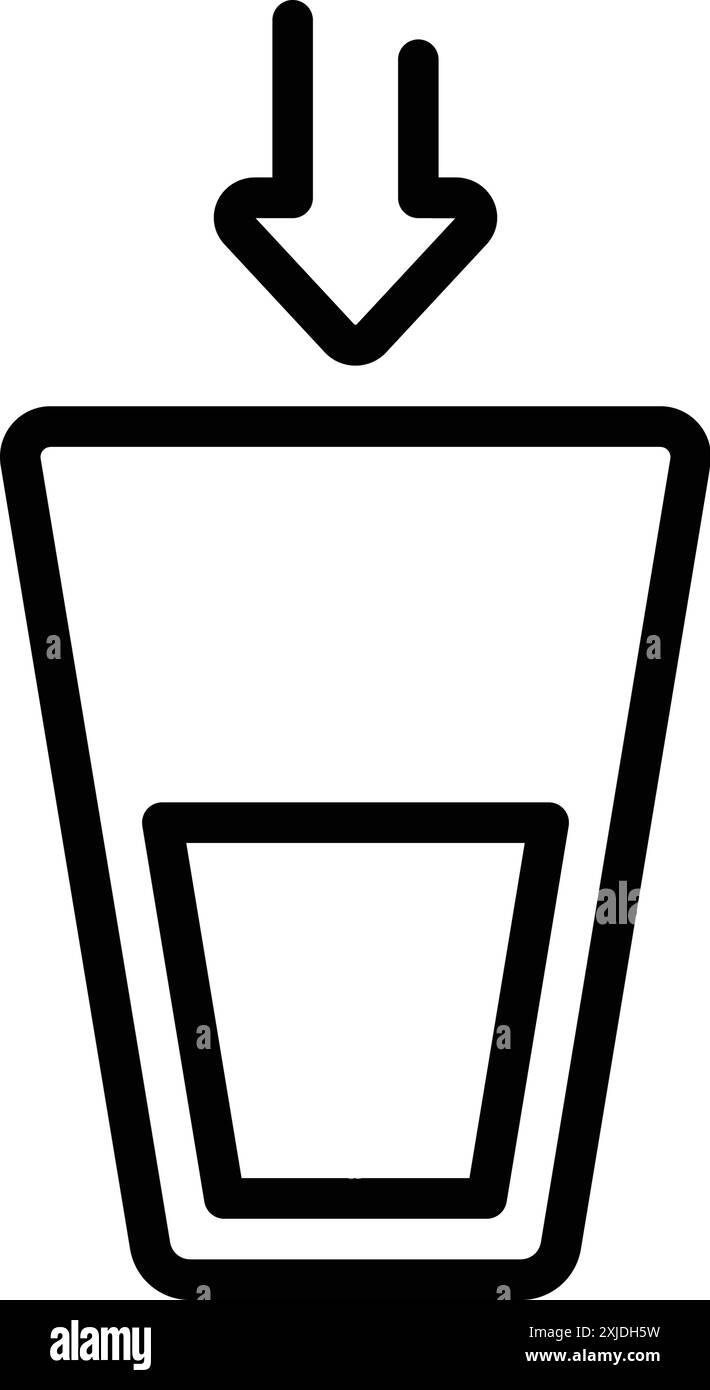 Icon for into,inside Stock Vector Image & Art - Alamy