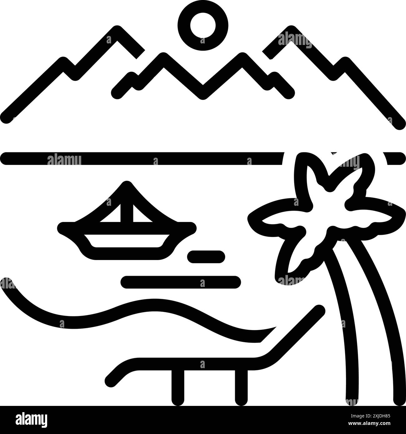 Icon for beaches,coast Stock Vector Image & Art - Alamy