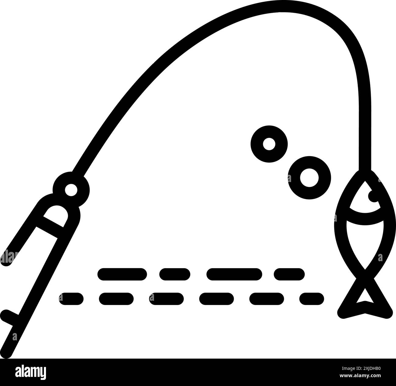 Icon for tackle,fishing rod Stock Vector Image & Art - Alamy