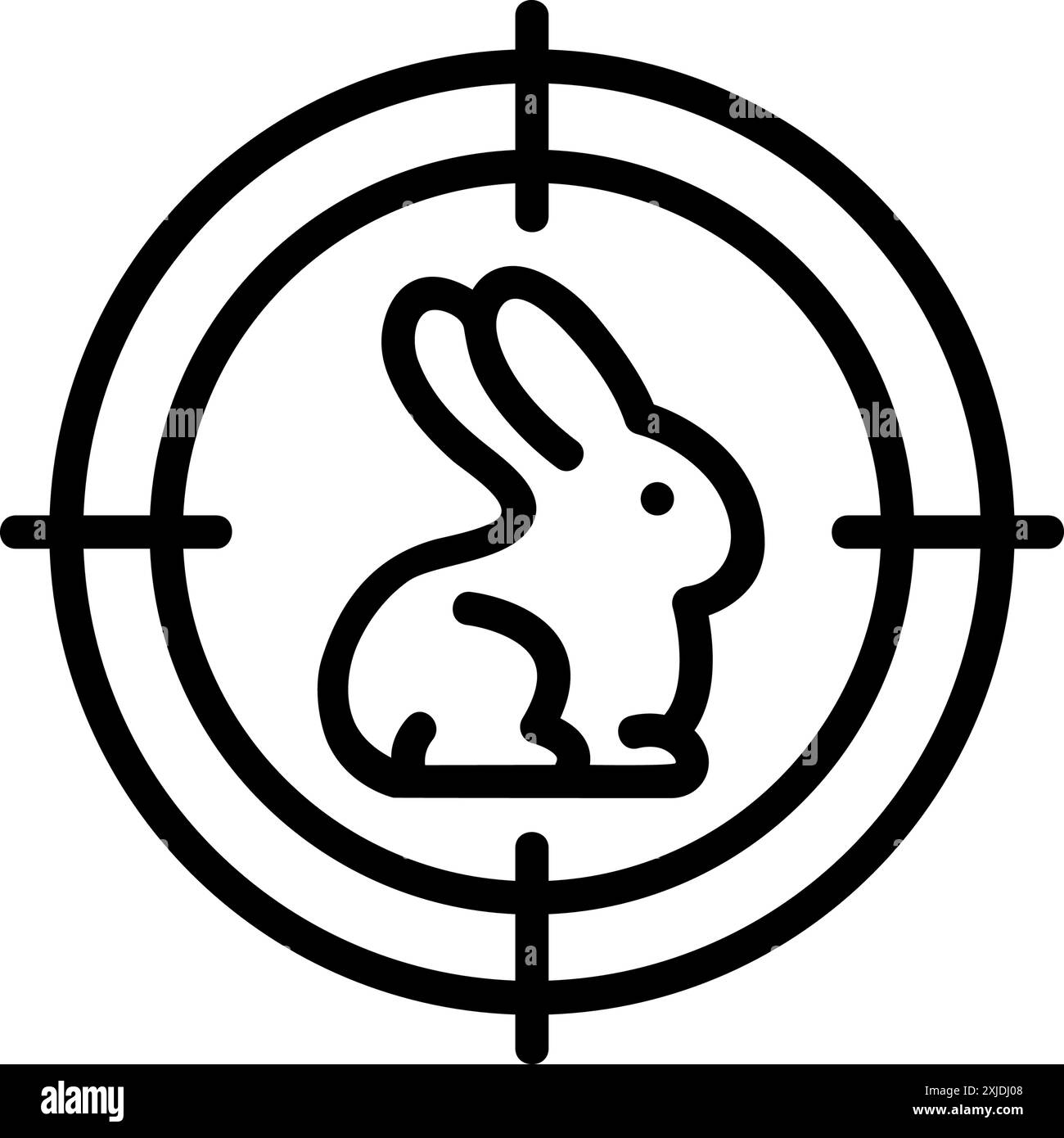 Rabbit trapping Stock Vector Images - Alamy
