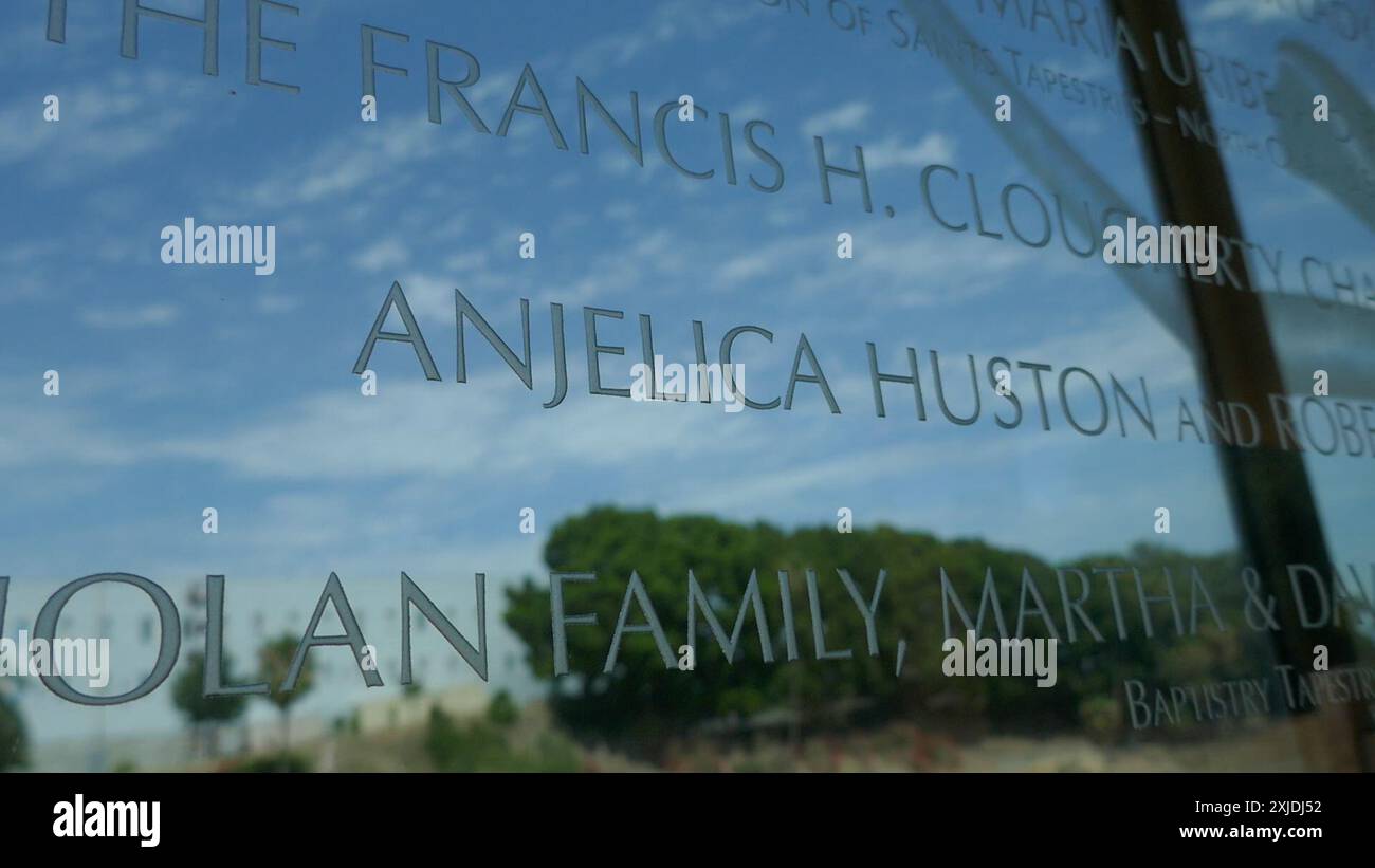 Los Angeles, California, USA 17th July 2024 Anjelica Huston name ...