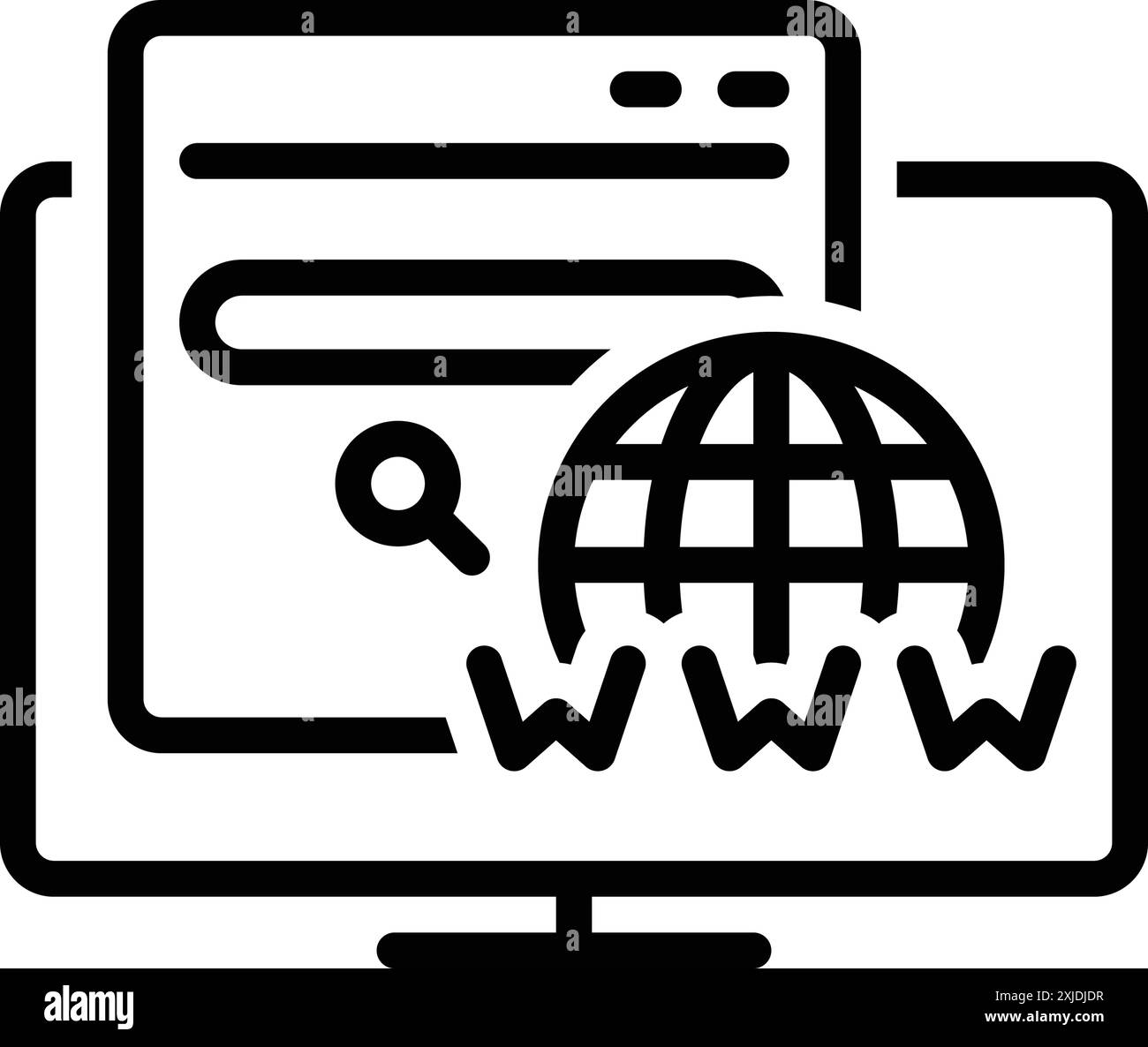 Icon for domain,web Stock Vector Image & Art - Alamy