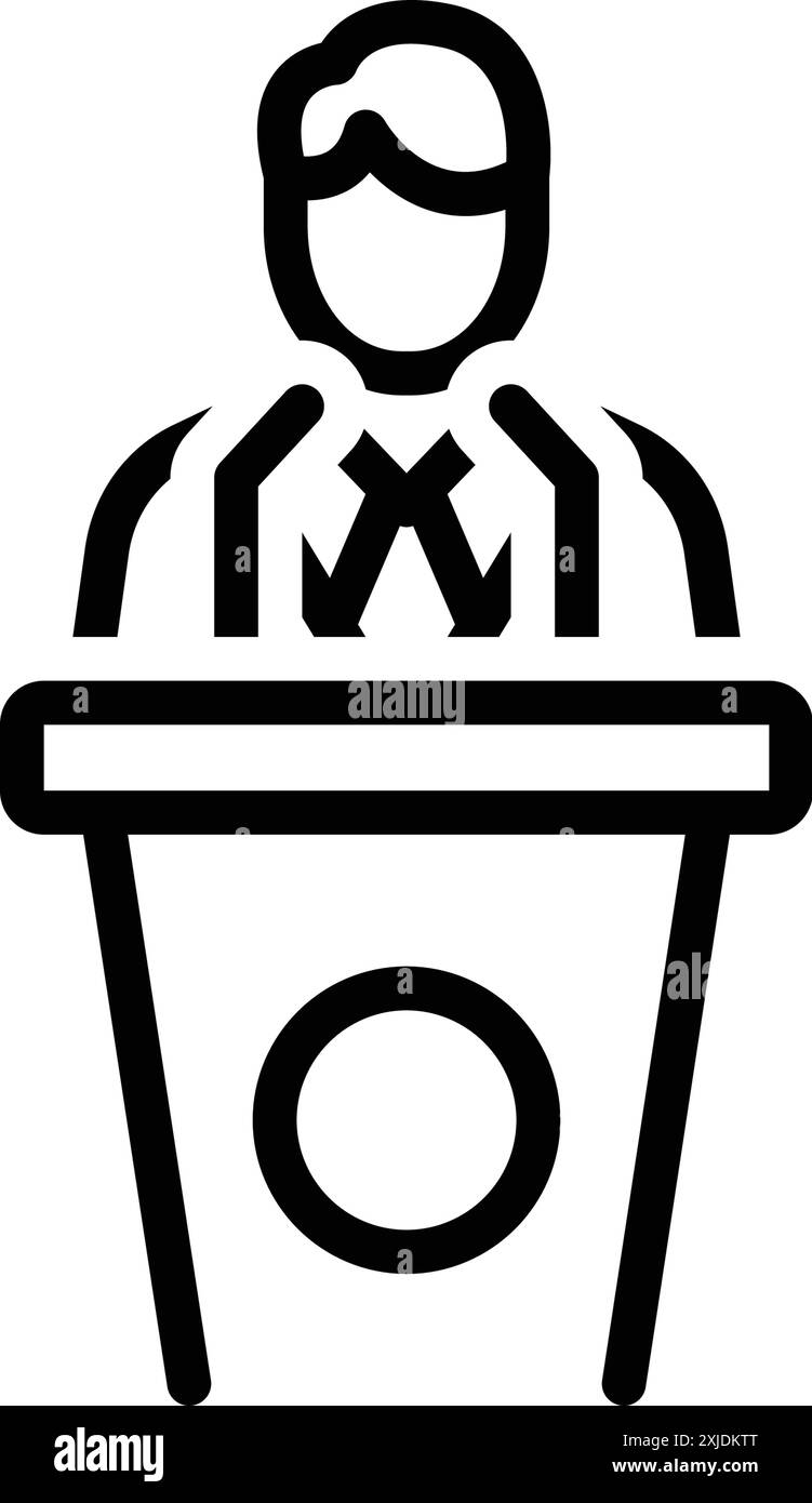 Icon for chairman,president Stock Vector Image & Art - Alamy