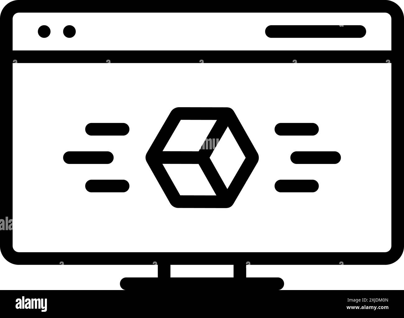 Computer visualisation Cut Out Stock Images & Pictures - Alamy