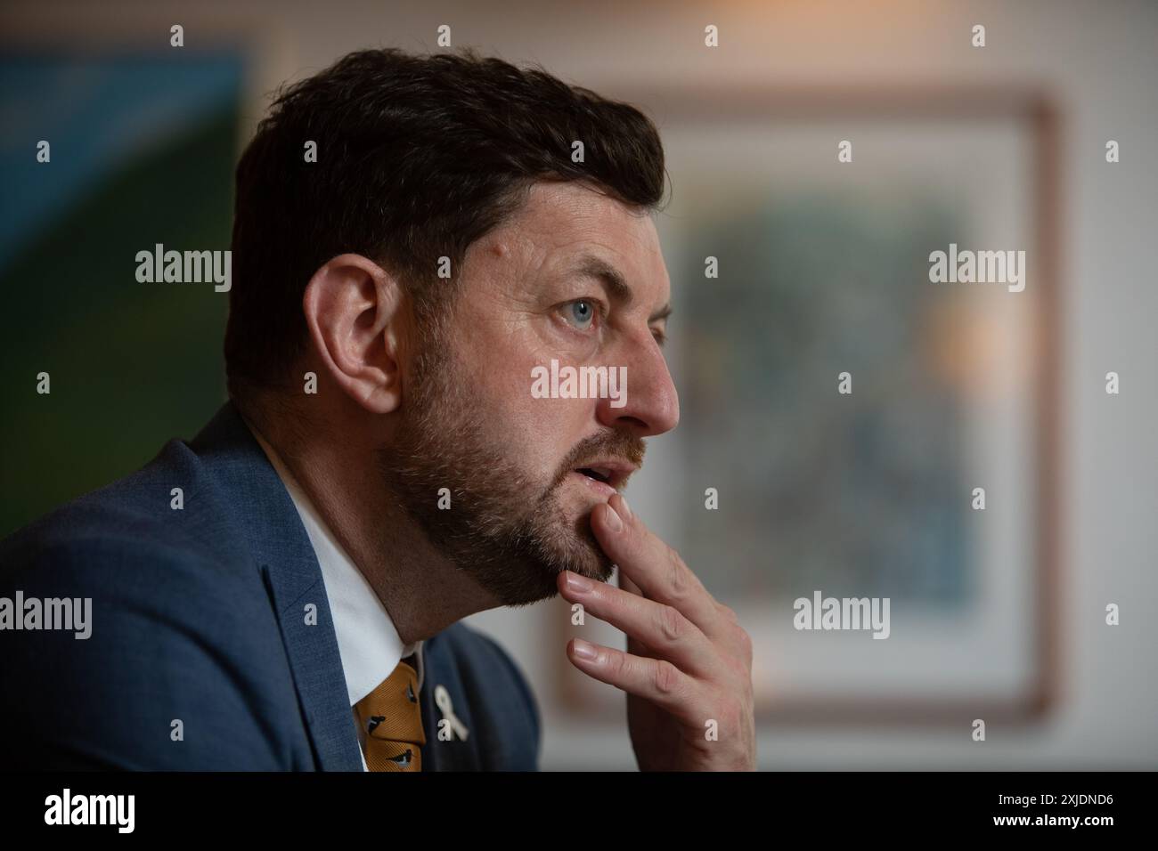 Leader at the City of Edinburgh Council, Cammy Day (Scottish Labour ...