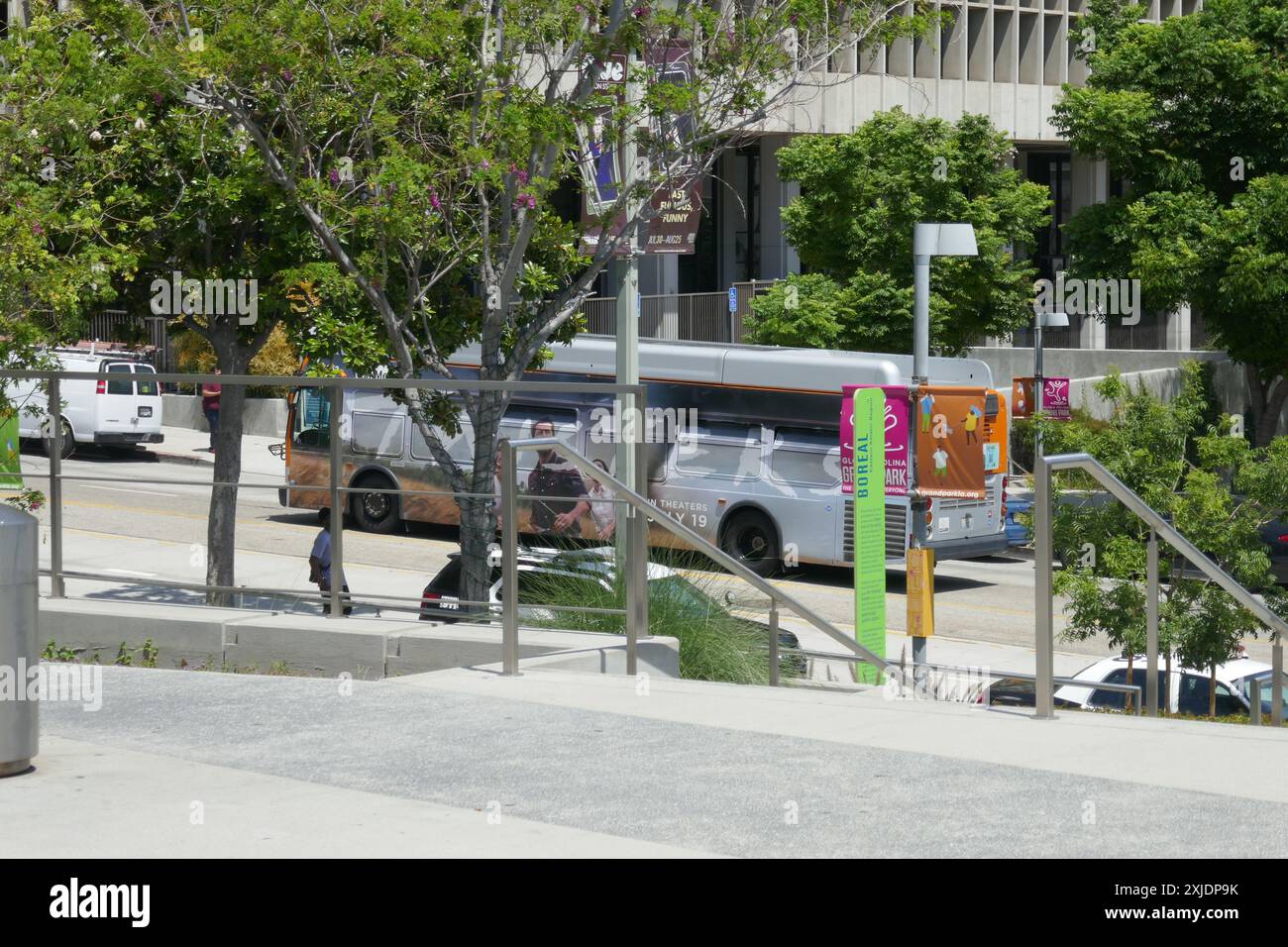 Los Angeles, California, USA 17th July 2024 Twisters Bus at Los Angeles ...