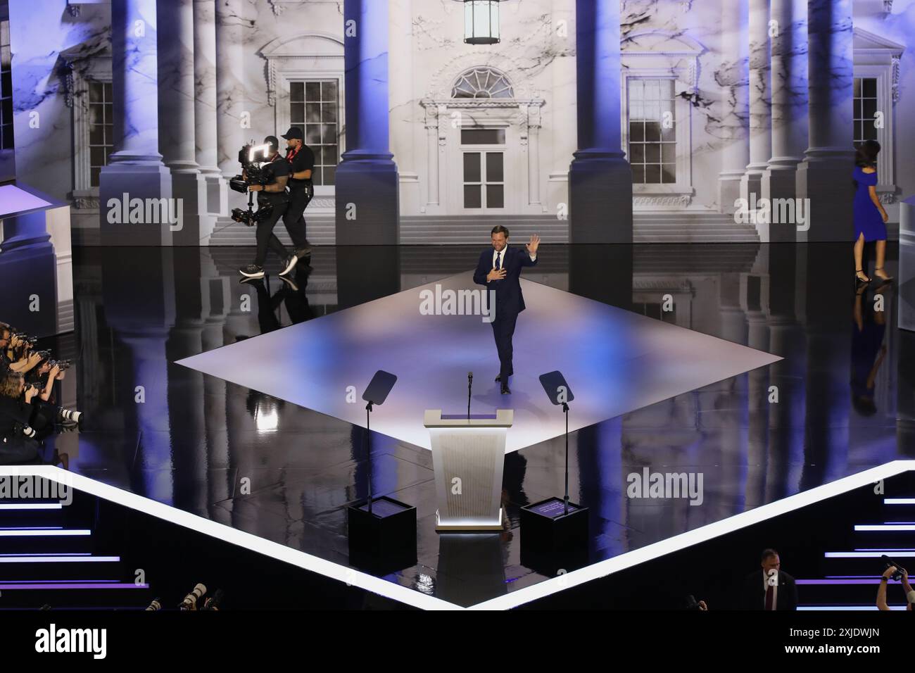 Milwaukee, Wisconsin, U.S.A. 17th July, 2024. JD VANCE, Republican Vice ...