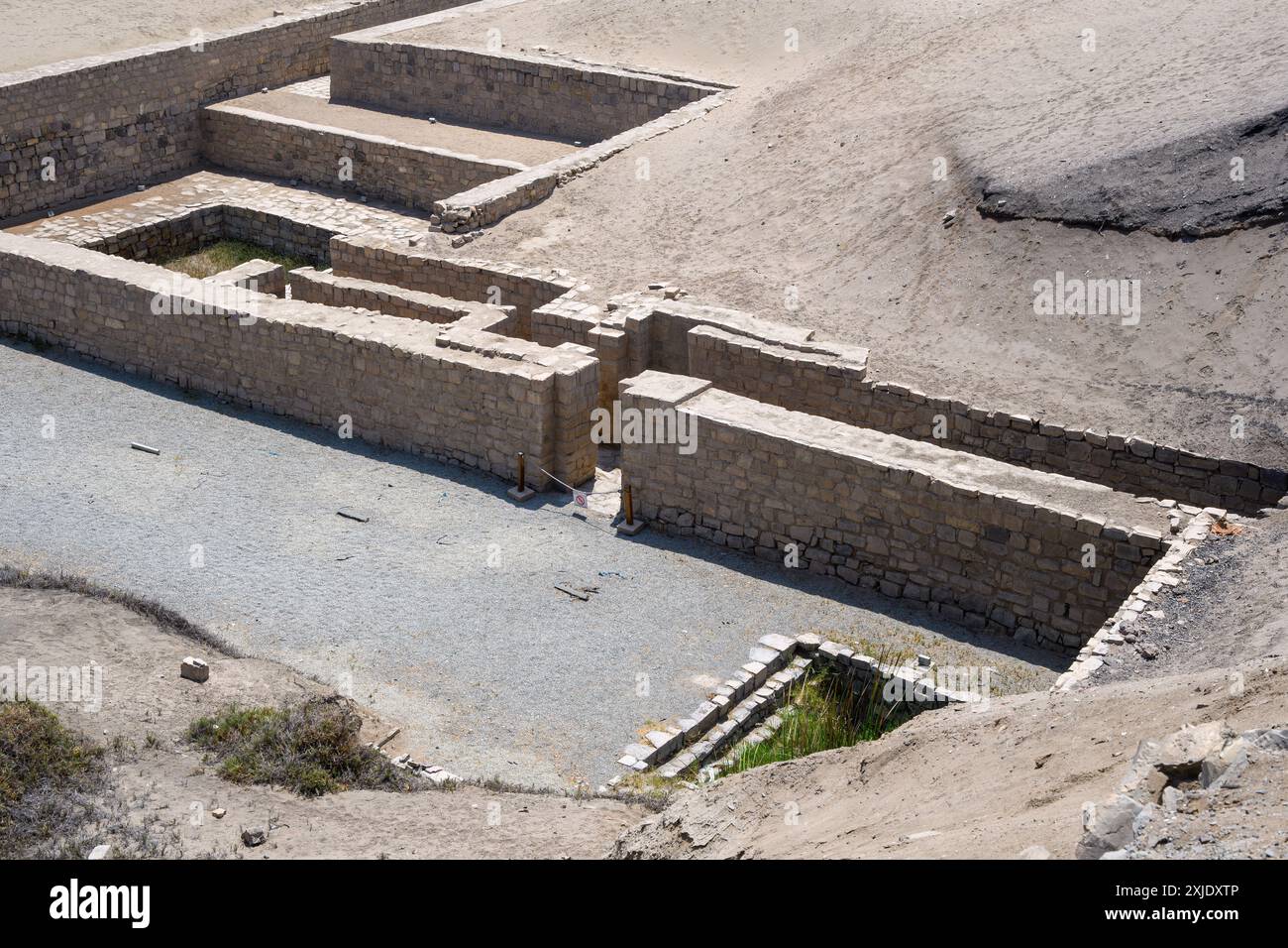 Pachacamac, Lima, Peru - March 19, 2019: Archaeological excavation site ...