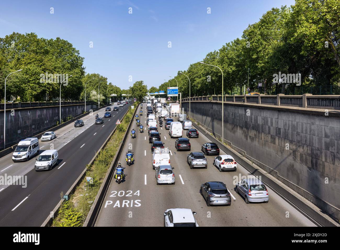 VOIE RESERVEE POUR CIRCULATION SUR LE PERIPHERIQUE PARISIEN PENDANT LES ...