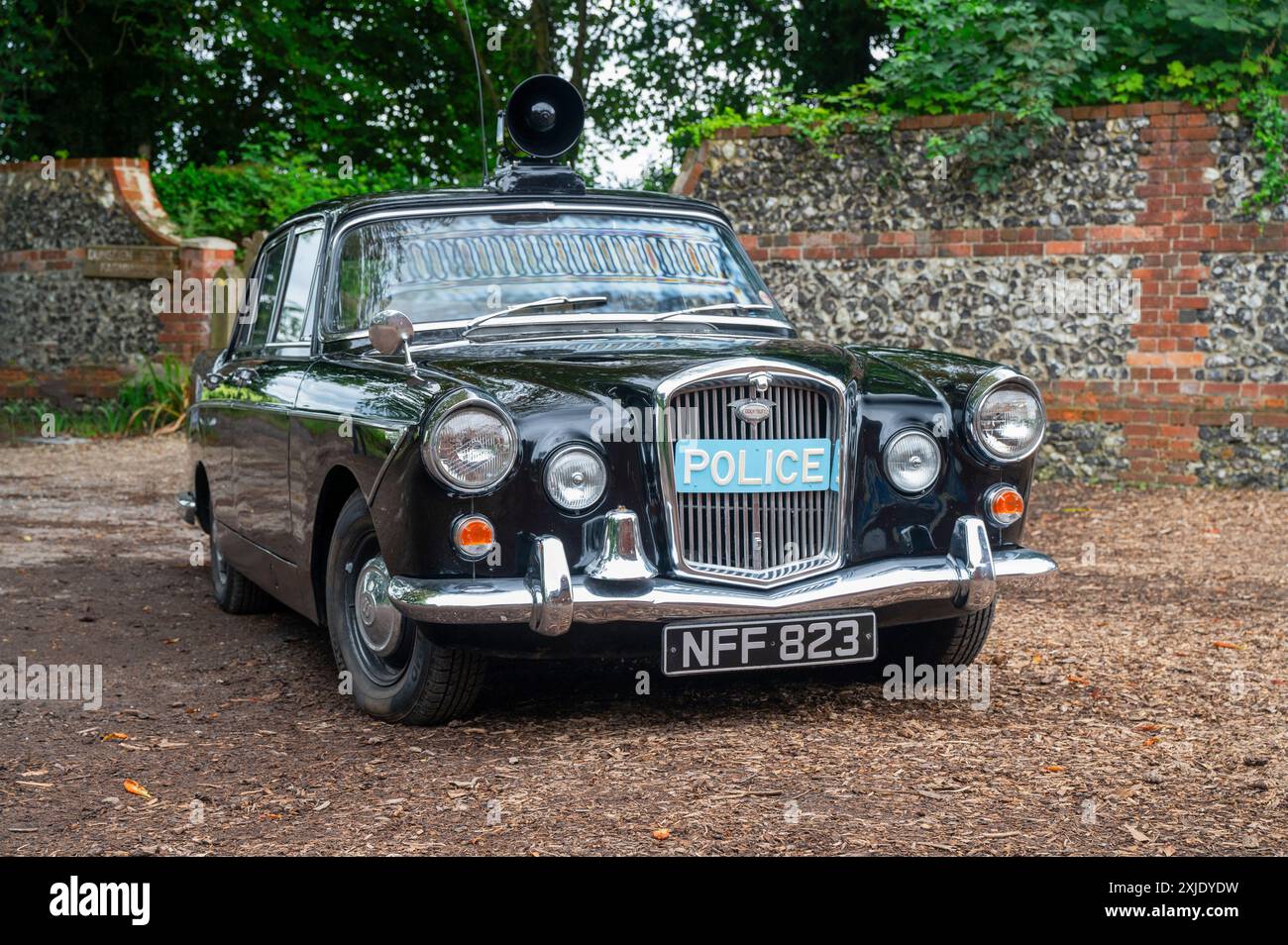 1960s old police car hi-res stock photography and images - Alamy