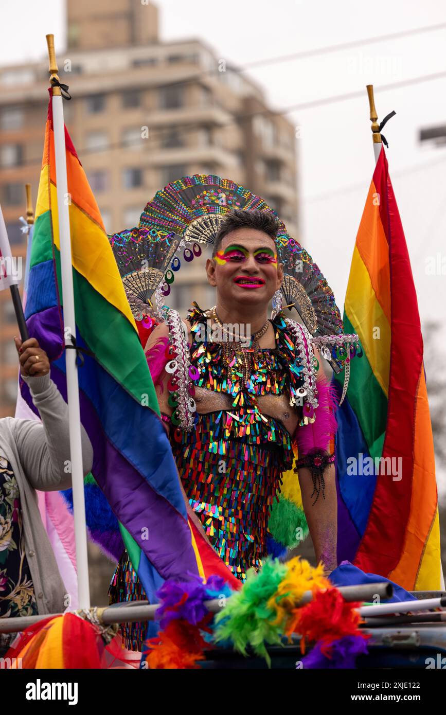 Lima - Peru, July 01, 2023 - The Gay Pride Parade in Lima is a colorful ...