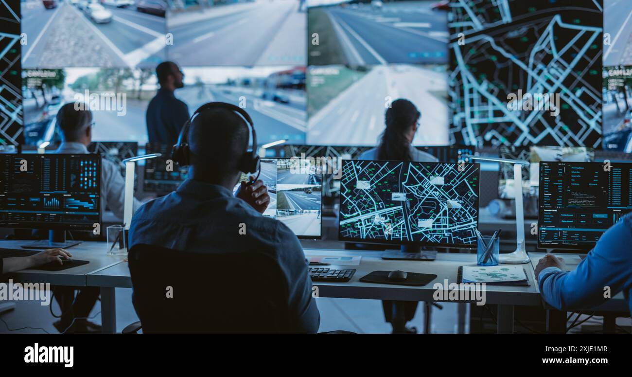 City traffic monitoring map hi-res stock photography and images - Alamy