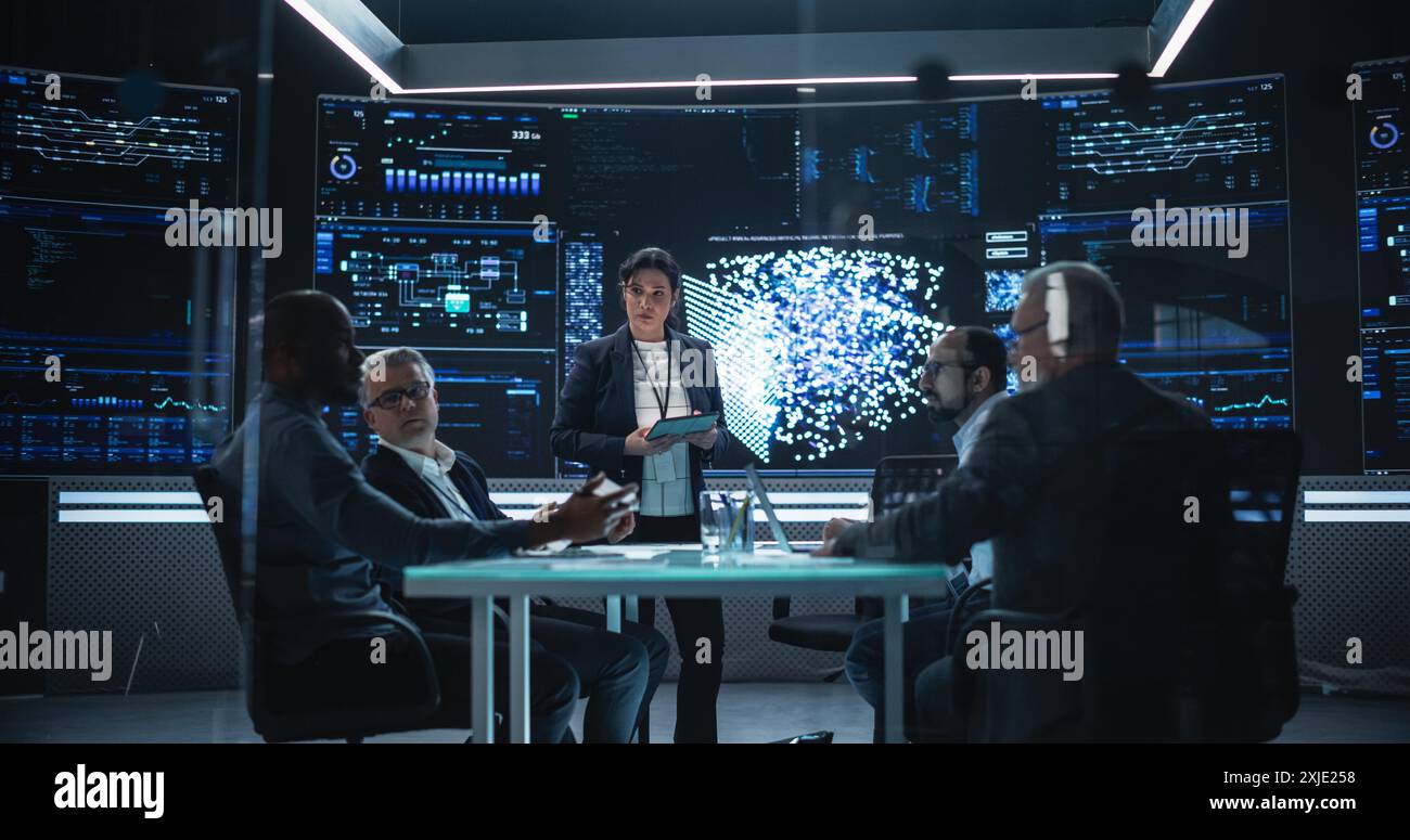 Advanced neural network visualization hi-res stock photography and ...