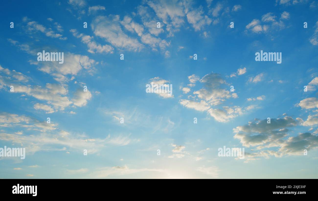 Time lapse. Formation cloud sky scape. Various layers of clouds move in ...