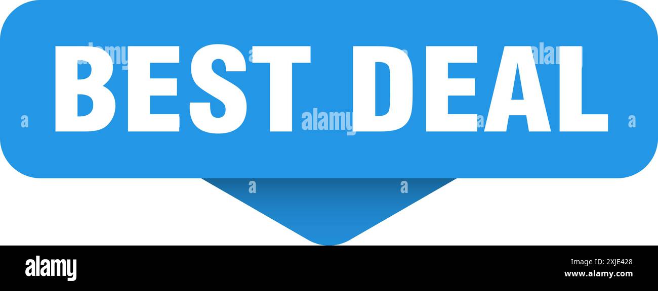 best deal sticker. best deal sign on transparent background ...