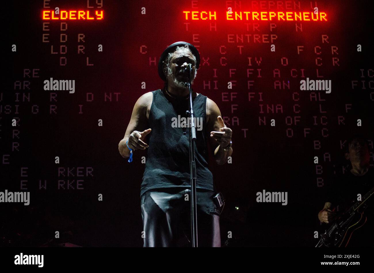 Horace Andy of Massive Attack performing at Release Athens Festival in ...