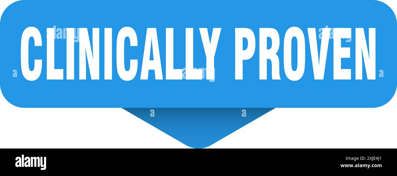 clinically proven sticker. clinically proven sign on transparent ...