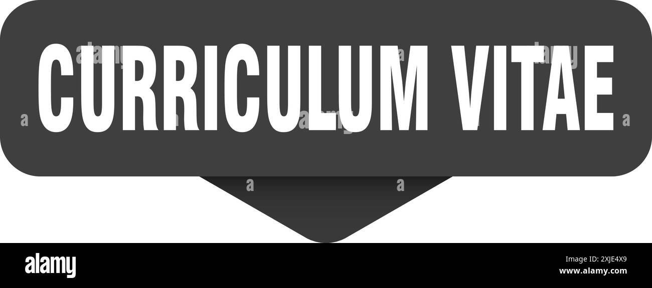 curriculum vitae sticker. curriculum vitae sign on transparent ...