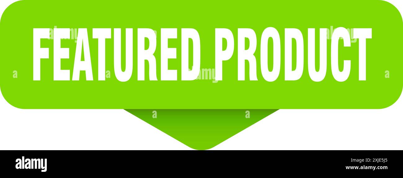 featured product sticker. featured product sign on transparent ...