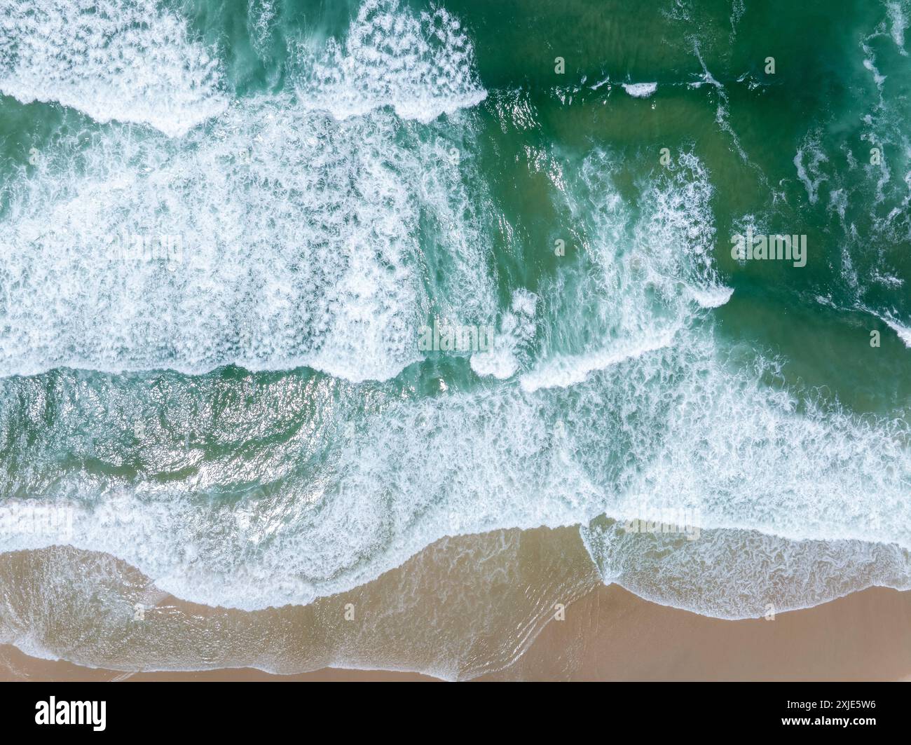 Aerial view wide sandy beach hi-res stock photography and images - Alamy