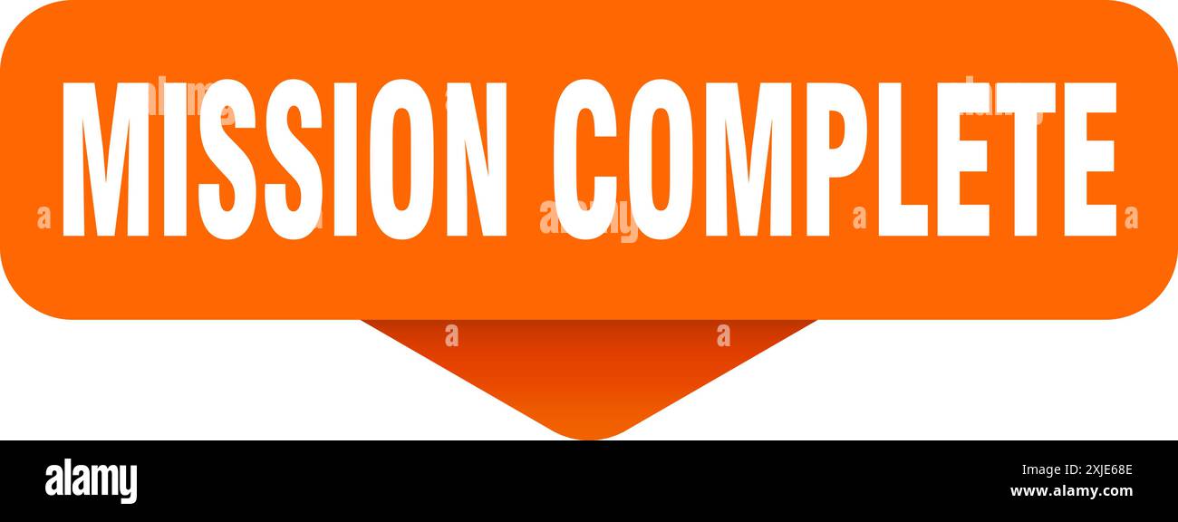 mission complete sticker. mission complete sign on transparent ...