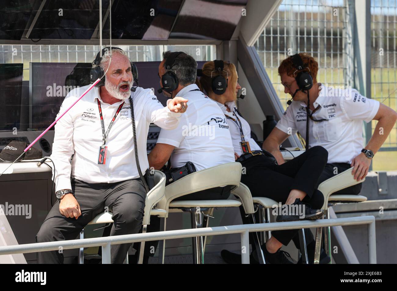 pitwall fictional engineers of the APEX APXGP team for the F1 movie by ...