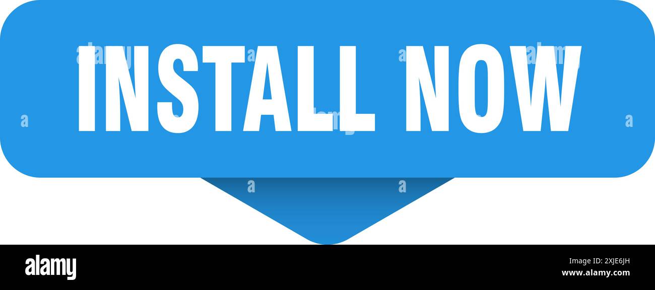 install now sticker. install now sign on transparent background ...