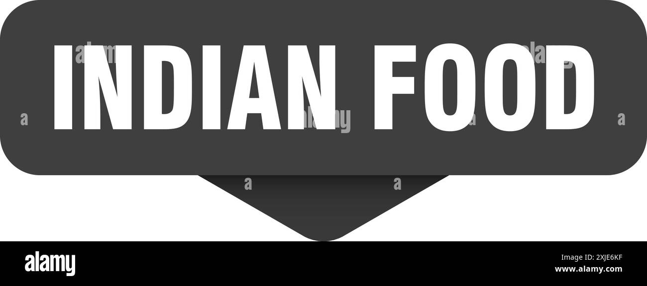 indian food sticker. indian food sign on transparent background ...