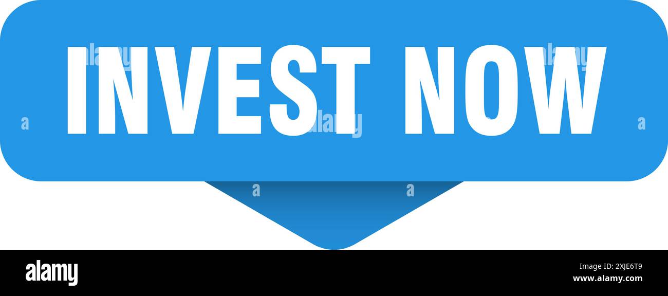 invest now sticker. invest now sign on transparent background ...