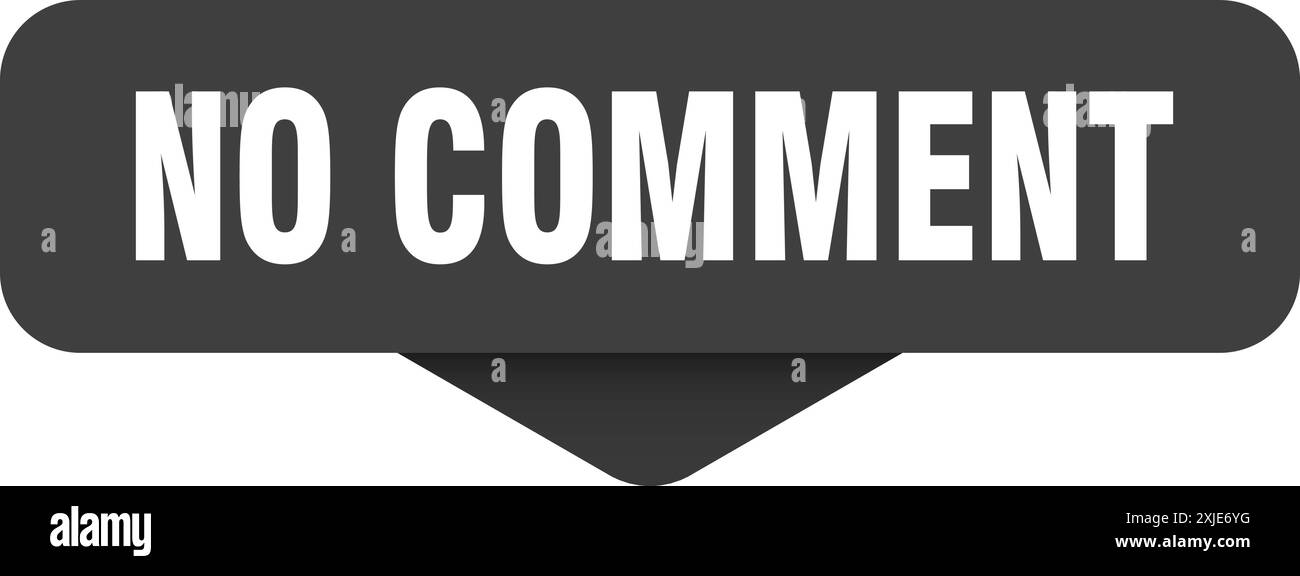 no comment sticker. no comment sign on transparent background ...
