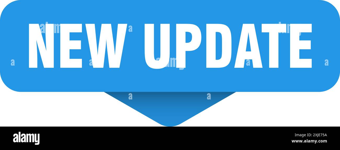 new update sticker. new update sign on transparent background ...