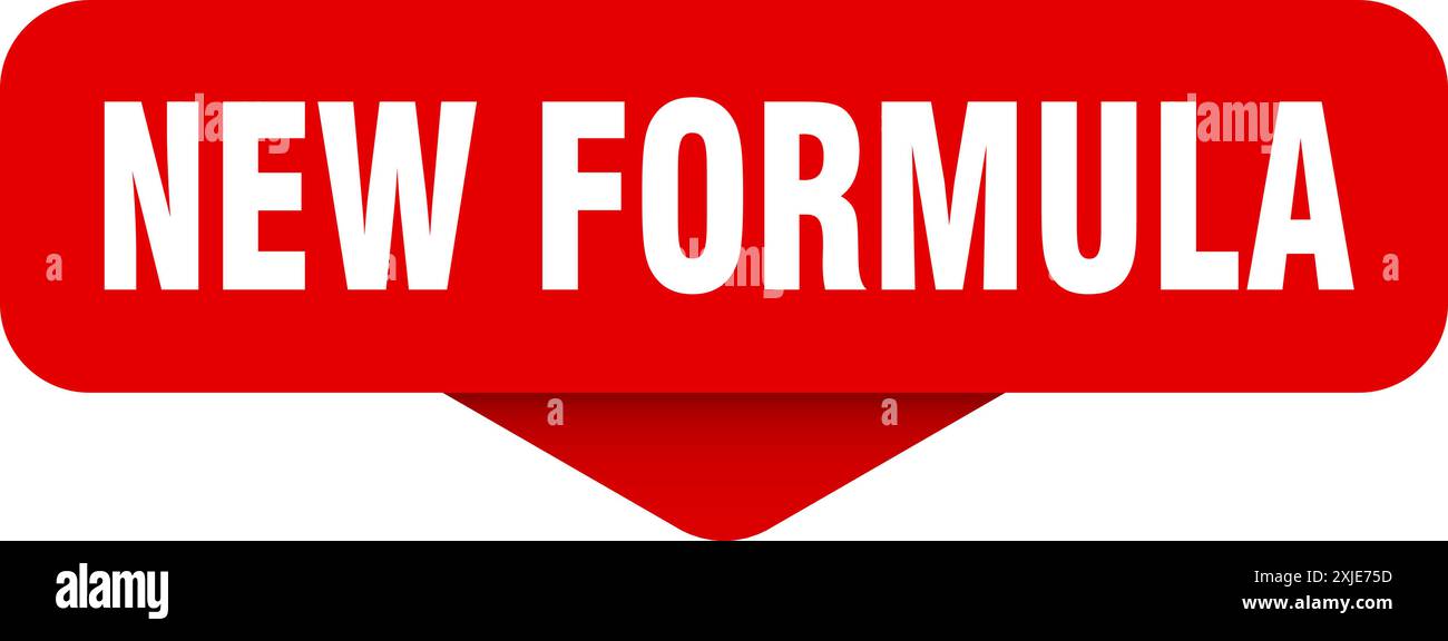 new formula sticker. new formula sign on transparent background ...