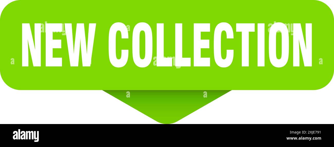 new collection sticker. new collection sign on transparent background ...