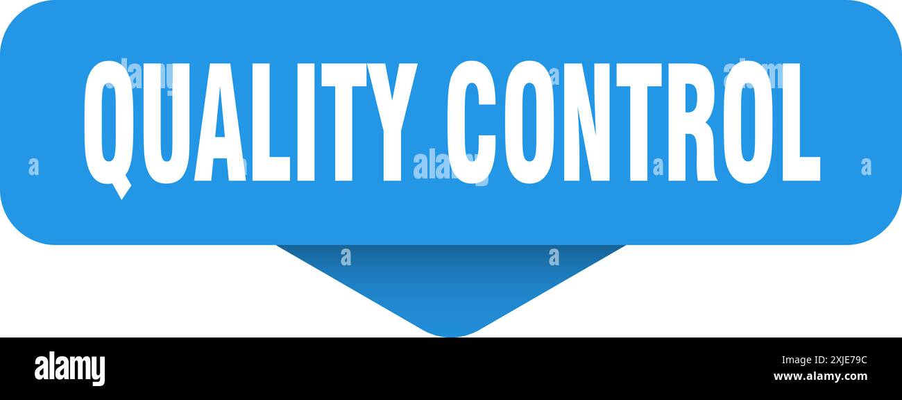 quality control sticker. quality control sign on transparent background ...