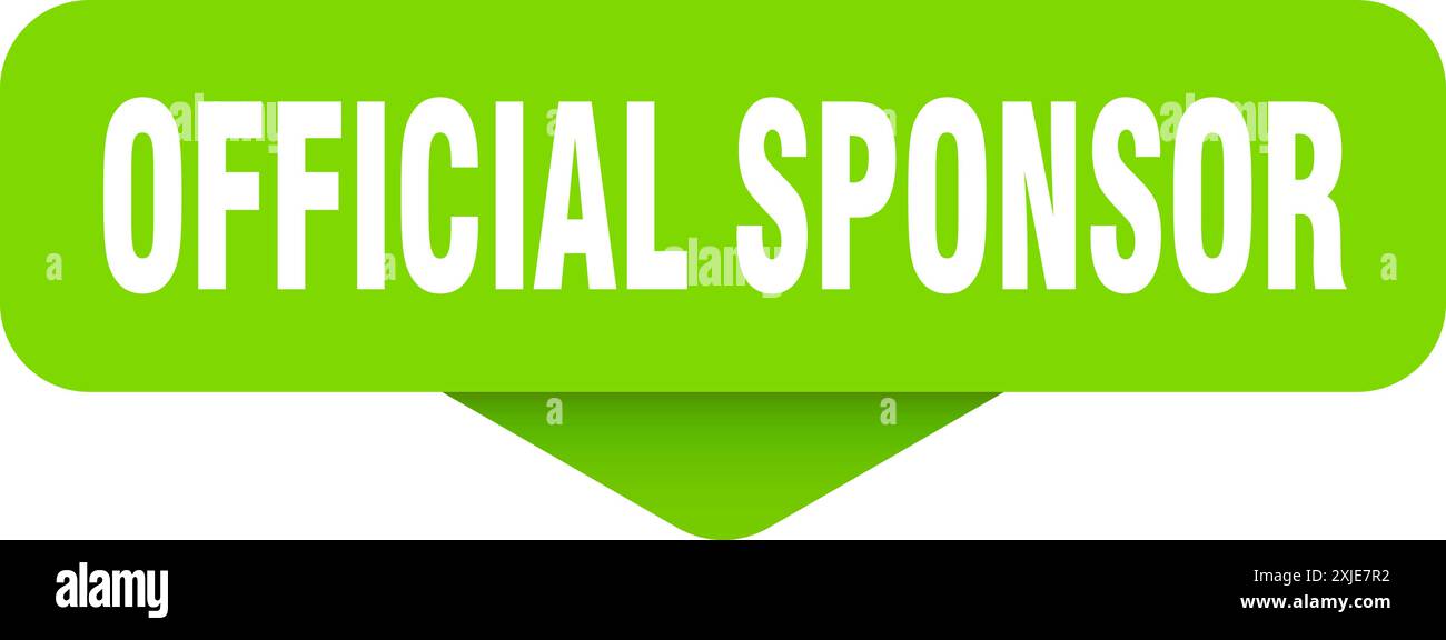 official sponsor sticker. official sponsor sign on transparent ...