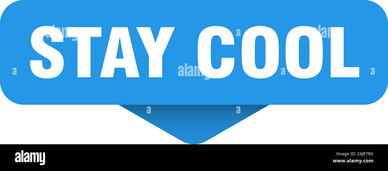 stay cool sticker. stay cool sign on transparent background ...