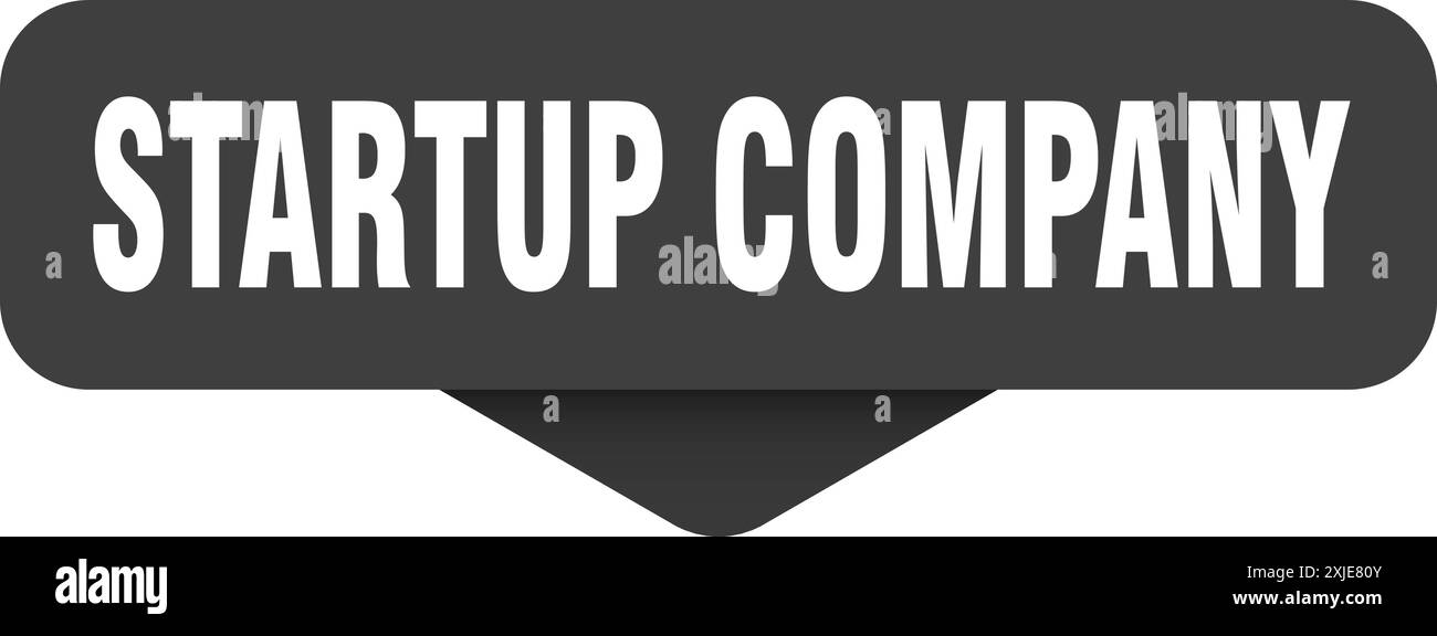 startup company sticker. startup company sign on transparent background ...