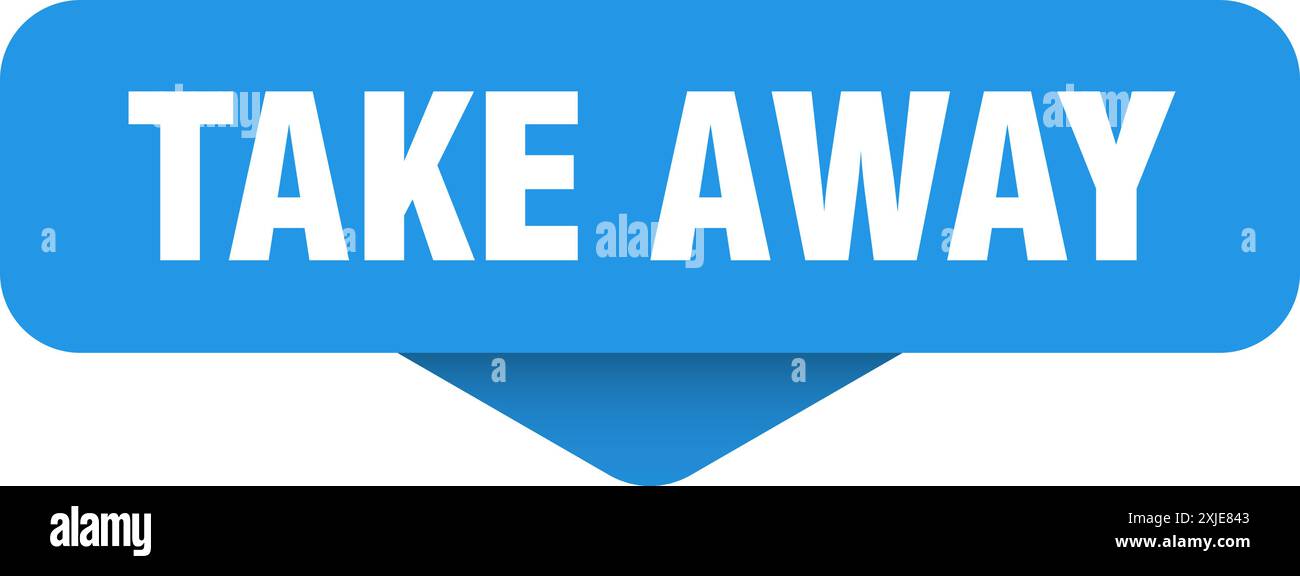 take away sticker. take away sign on transparent background ...