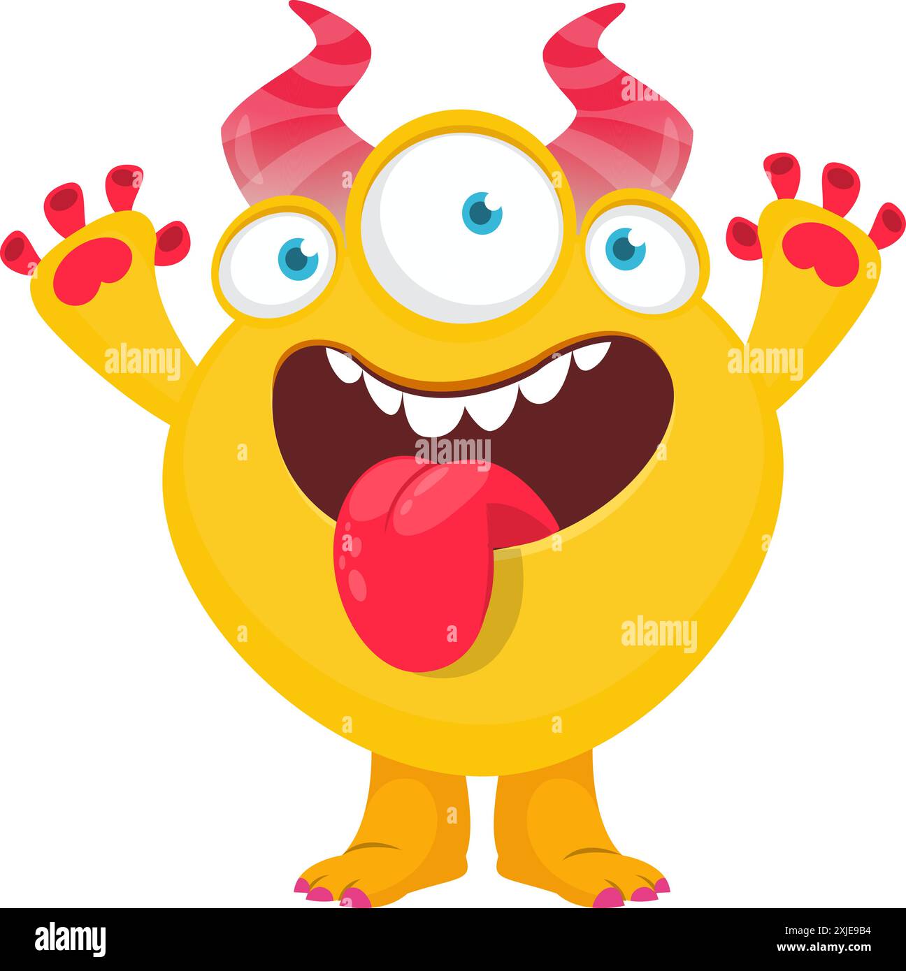 Long tongue monster Cut Out Stock Images & Pictures - Alamy