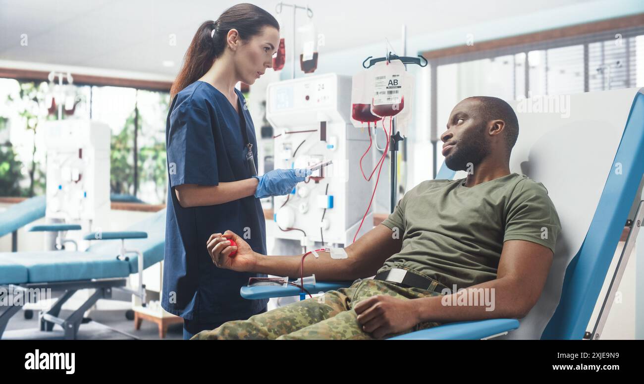Blood transfusion war hi-res stock photography and images - Alamy