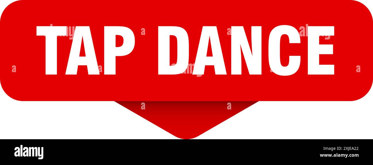 tap dance sticker. tap dance sign on transparent background ...