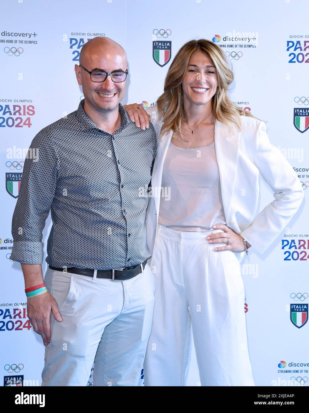 Milan, Photocall "Olympic Games PARIS 2024" streaming on Discovery ...