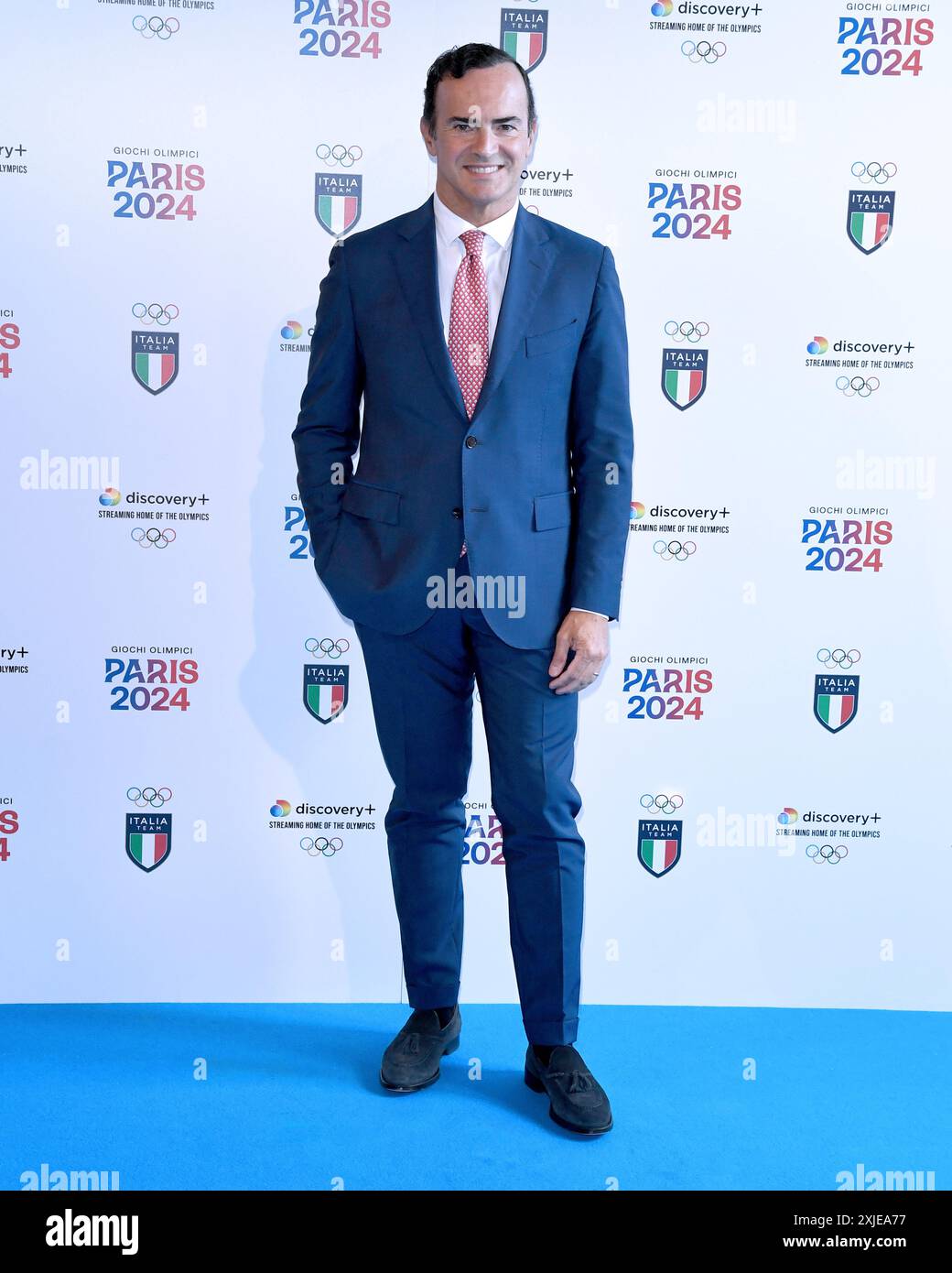 Milan, Photocall "Olympic Games PARIS 2024" streaming on Discovery ...