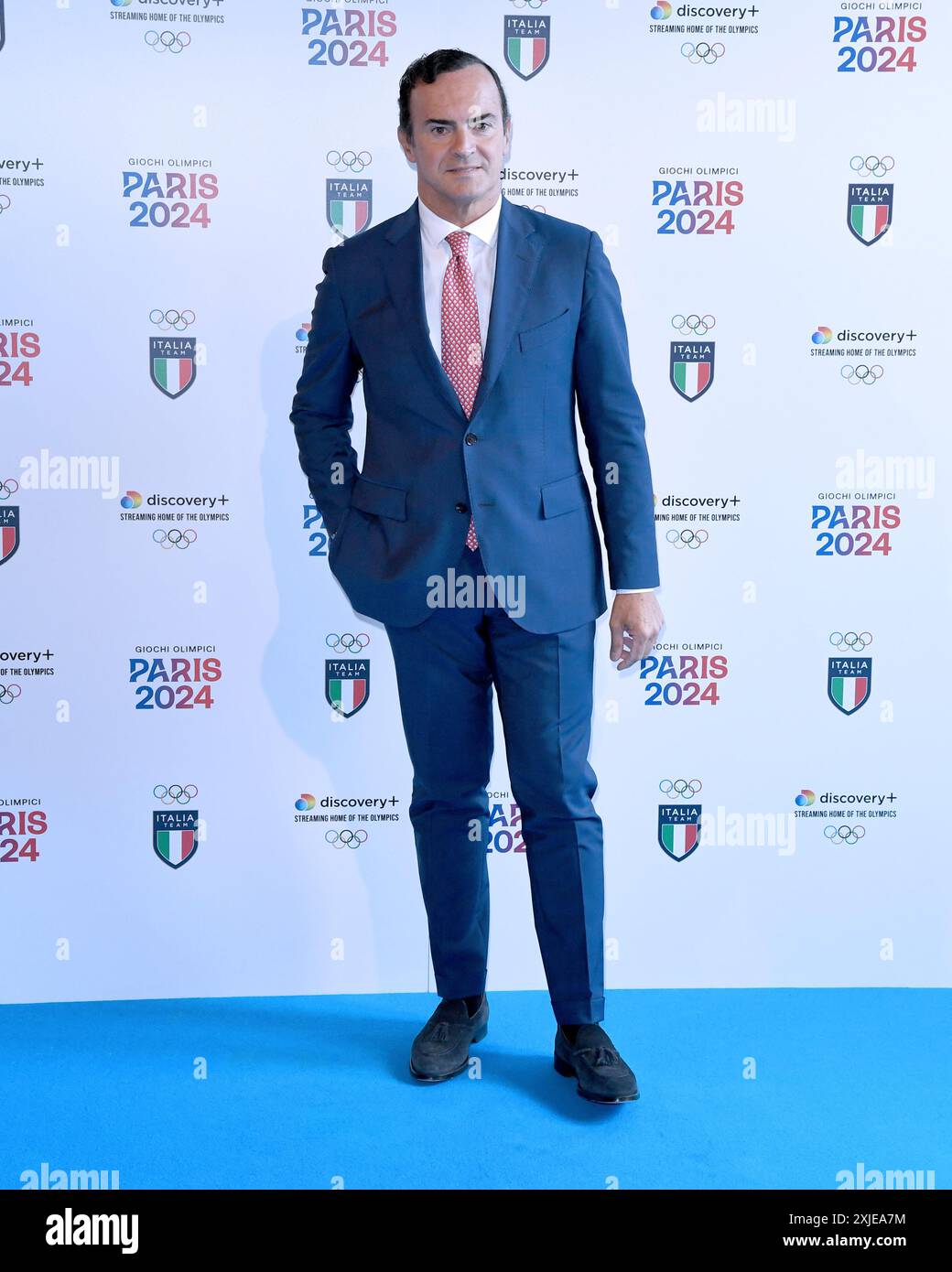Milan, Photocall "Olympic Games PARIS 2024" streaming on Discovery ...