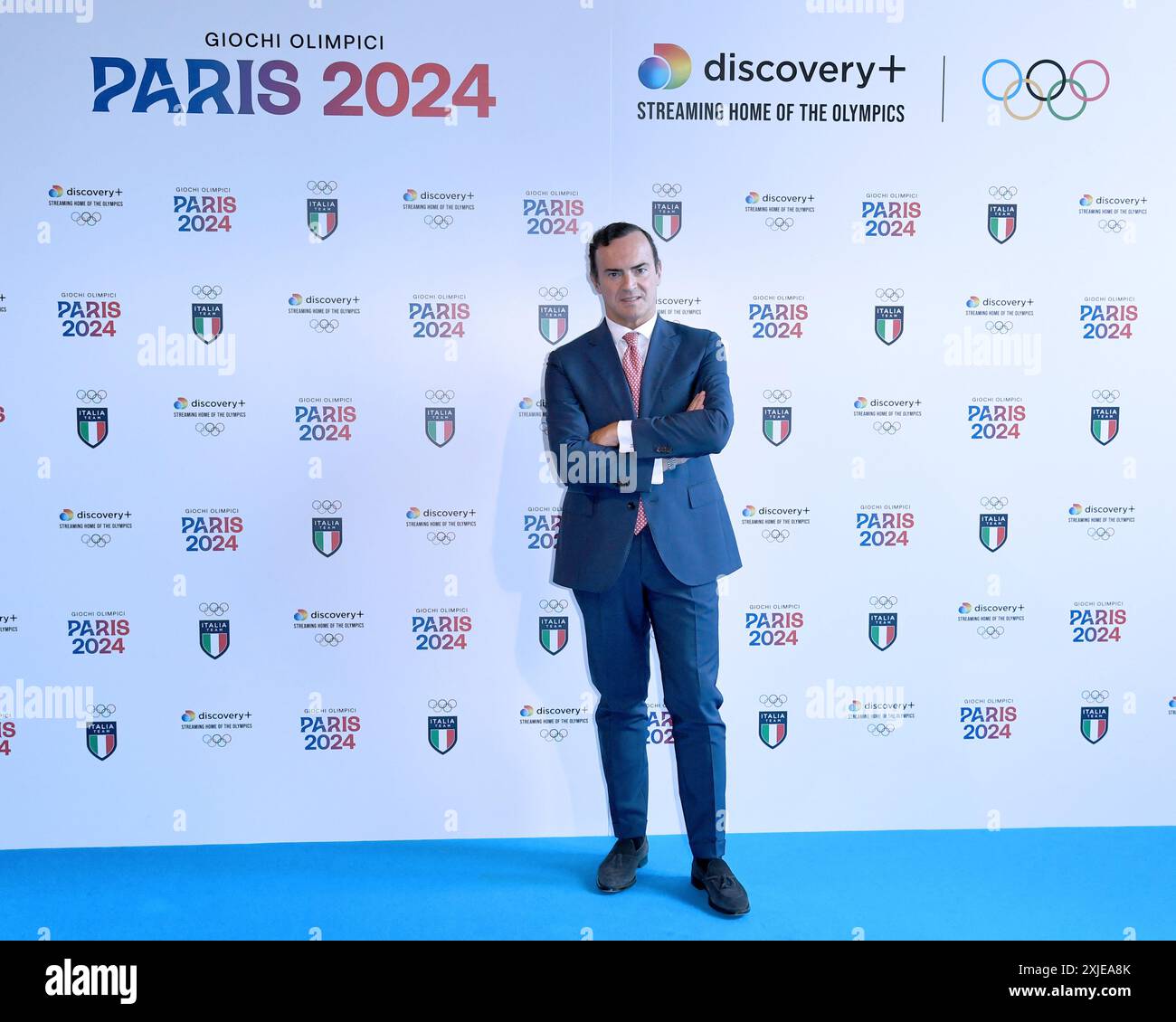 Milan, Photocall "Olympic Games PARIS 2024" streaming on Discovery ...